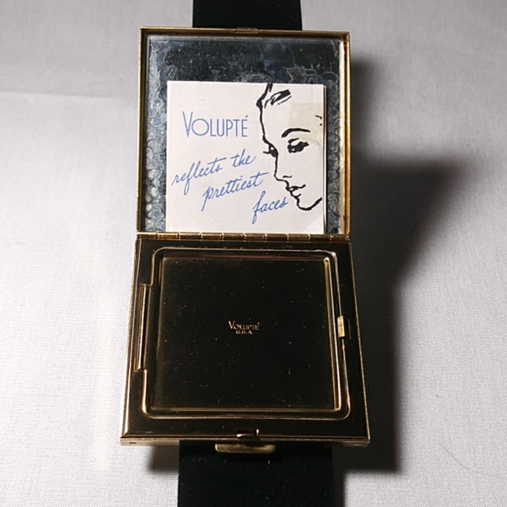 Volupte 1950s Mirror & Powder Compact - Gem